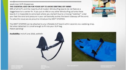 Deriva per sup Duotone Add-On Drift-Stopper - Hawaiian Surfing